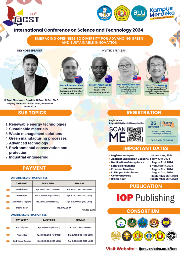 ICST 2024 – International Conference on Science and Technology